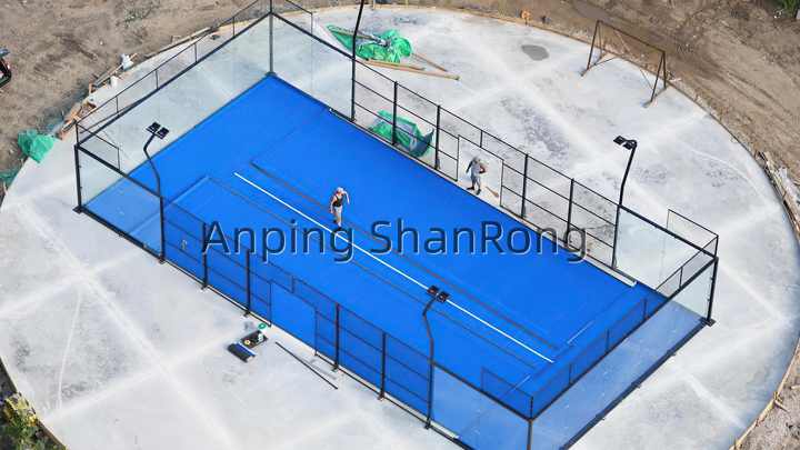 Indoor 6*20m Sport Mini Padel Court 10*20m Outdoor Paddle Portable ...