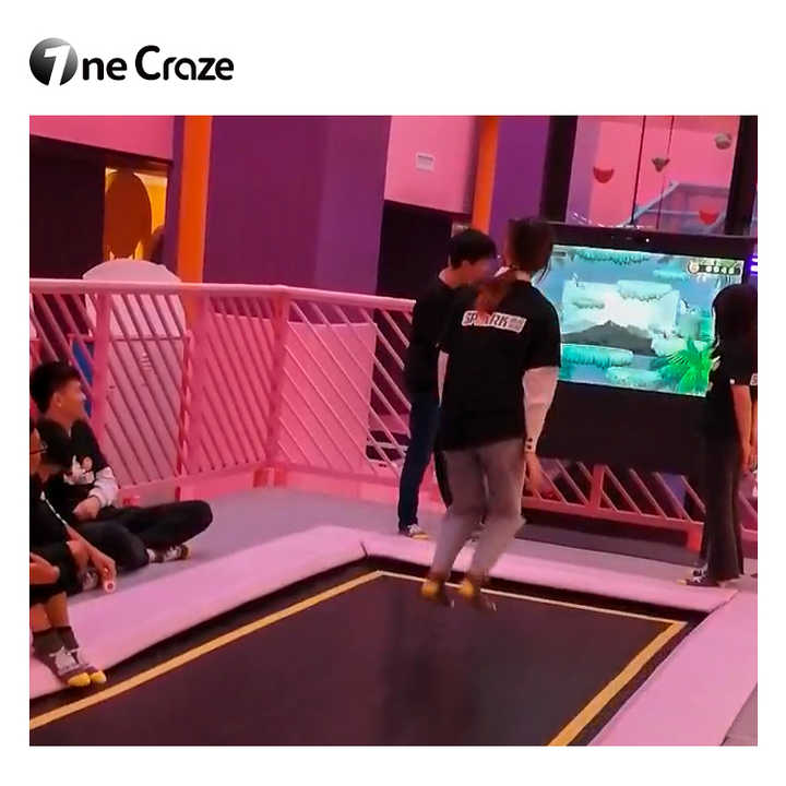 Interactive Trampoline with HD Screen Display Ar Projection Kids ...