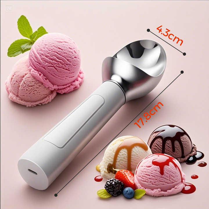 Automatic Heating up Usb Rechargeable Heating Electric Heated Ice Cream ...