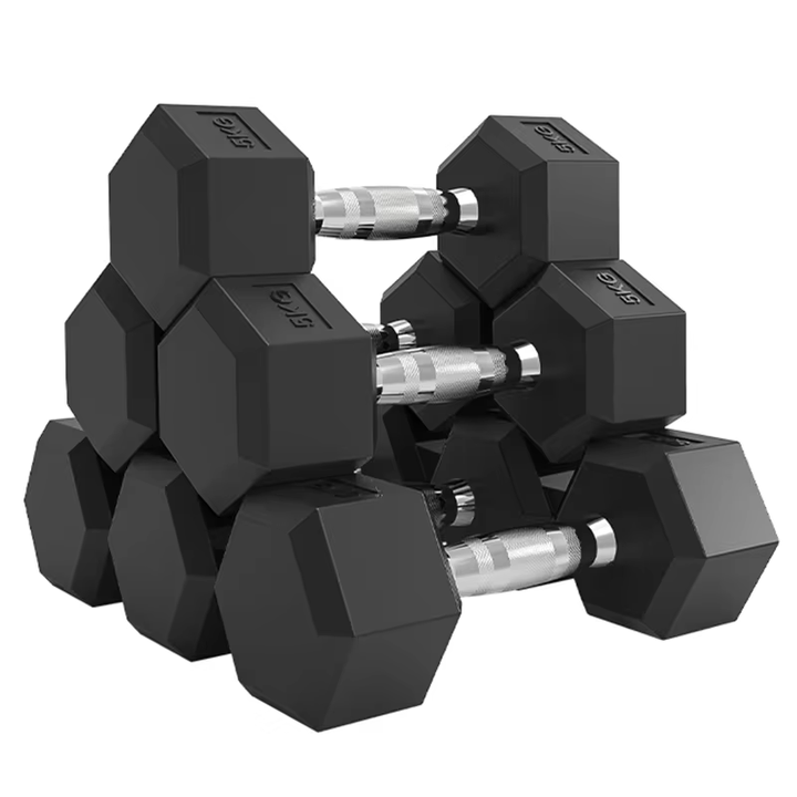 Custom Logo Weight Fitness - Hex Dumbbells Set Workout