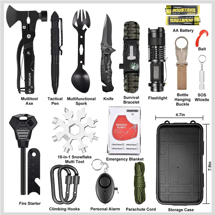 Survival Gear and Equipment 20 in 1 - Professional Cool Gadgets for ...