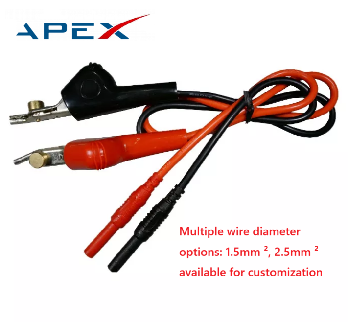 Non Stripping Copper Wire Alligator Clip Extension Line 4mm Opening ...