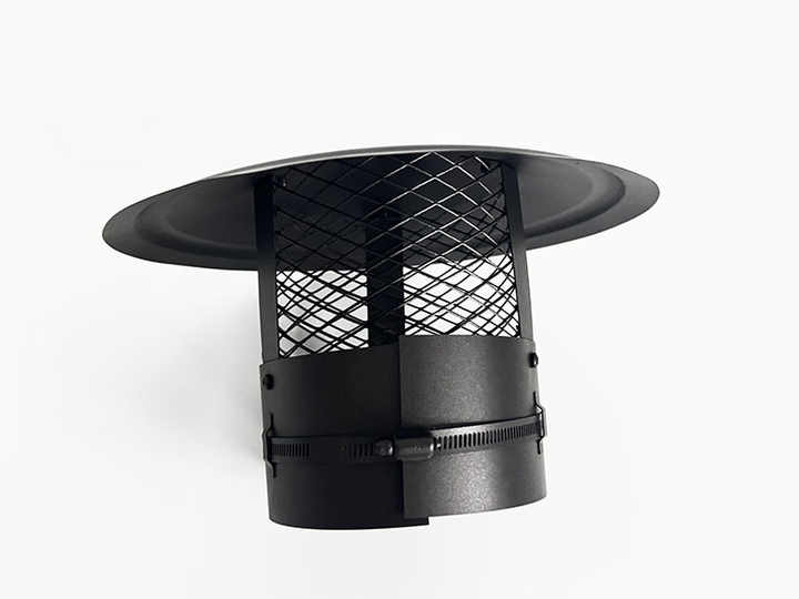 Customized Stove Pipe Top Adjustable Chimney Cap Black Stainless Steel ...