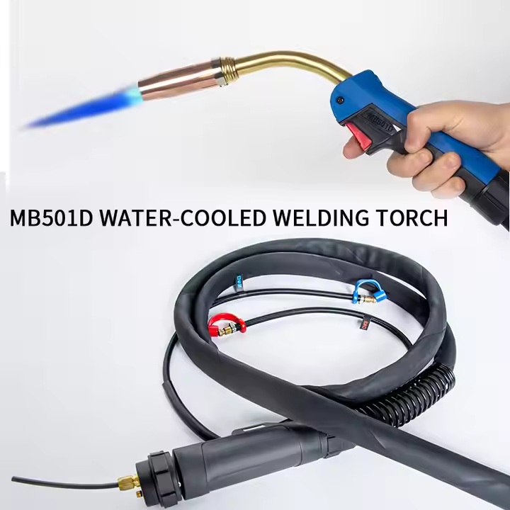 MIG MAG Welding Torch 501D 550A /OTC Compatible Copper Water-Cooled CO2 ...