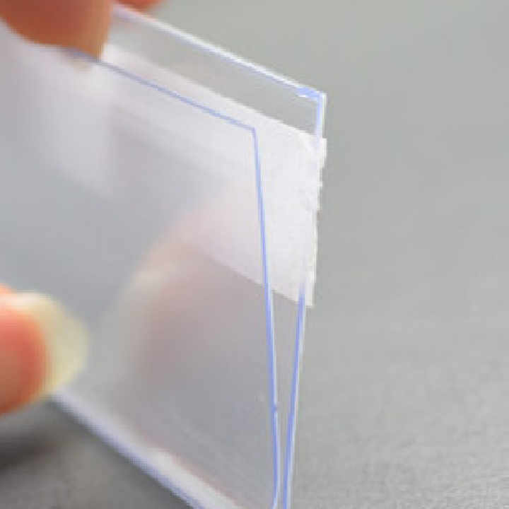 clear 41h Adhesive Plastic Plastic Strip Label Holder Products AD-2028 ...