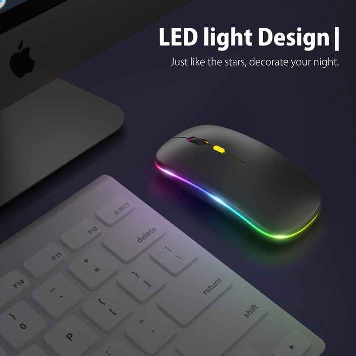 ABS bluetooth Souris Dual Mode Wireless Mouse Silent Edition ...