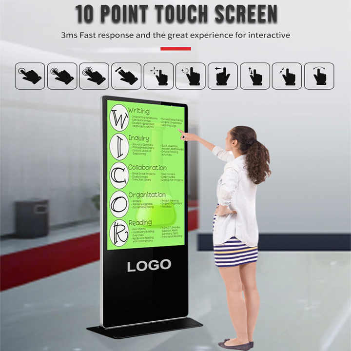 KINGONE Floor Standing LCD TV - Interactive Kiosk Solutions