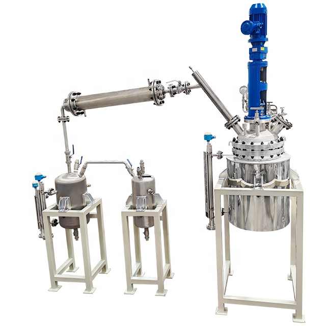 ASME 80L Stainless Steel Lab Vaccum Hydrogenation Reactor
