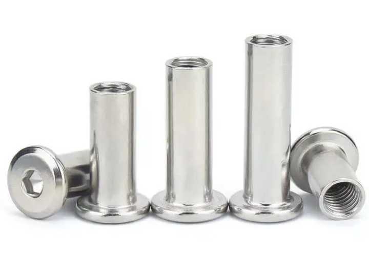 Stainless Steel Flat Hexagonal Socket Galvanized Furniture Rivet ...