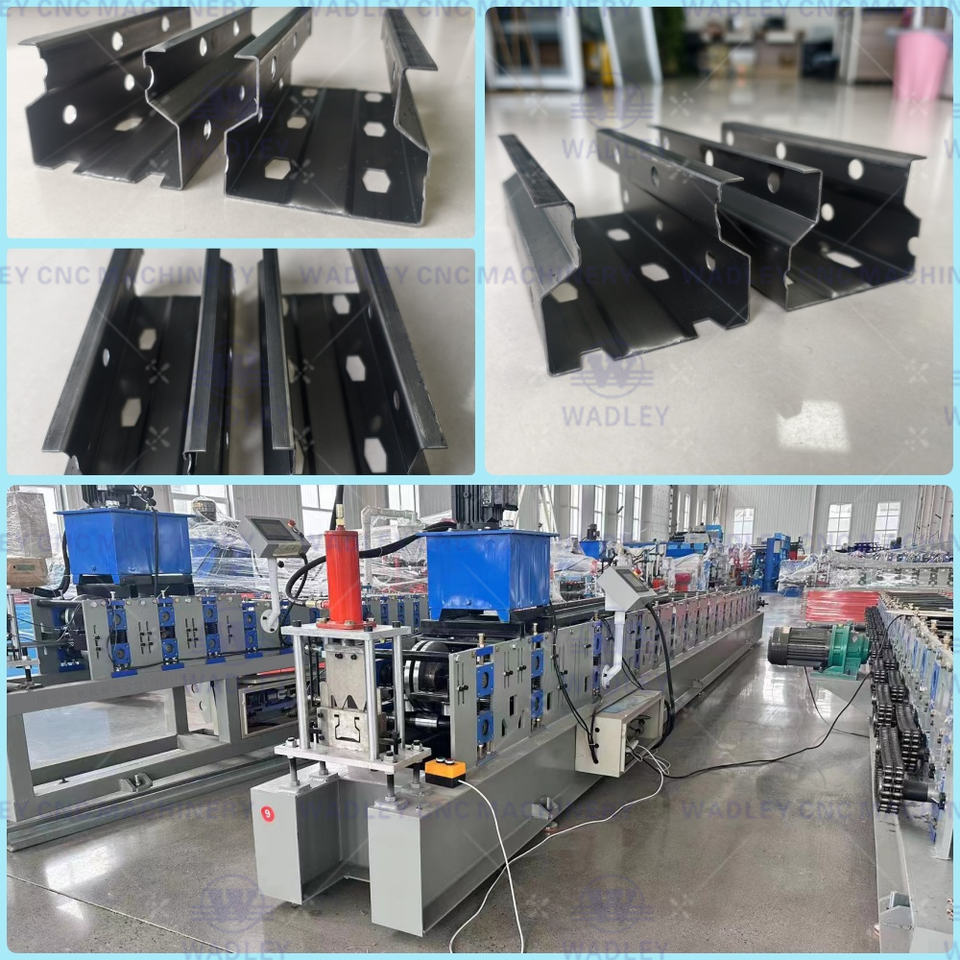 Column Upright Making Machine Auto Storage Shelf Column Roll Forming ...