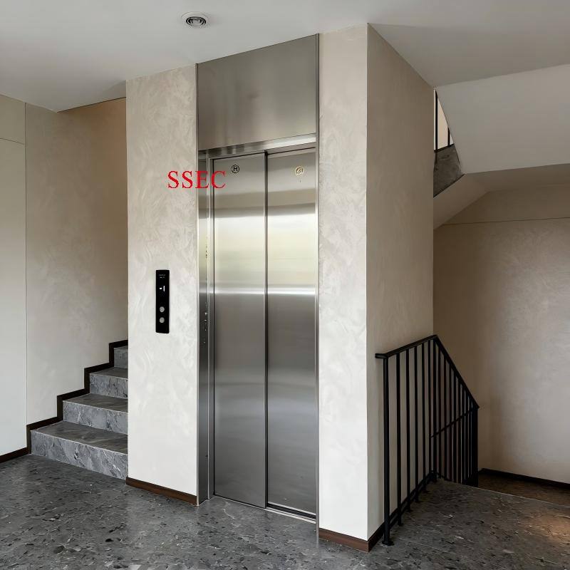 SSEC Hydraulic Guide Rail Cargo Lift Price for Industrial Warehouse ...