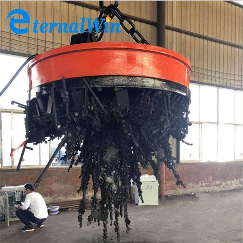 Eternalwin Black Scrap Metal Lifting Magnet Recycling Steel Trash Scrap ...