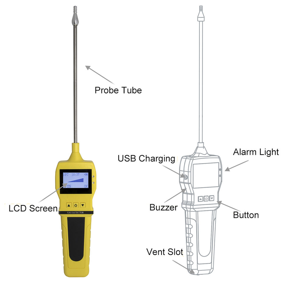 Industry Portable Gas Sampling Pump IP65 Protection 220V Digital ...