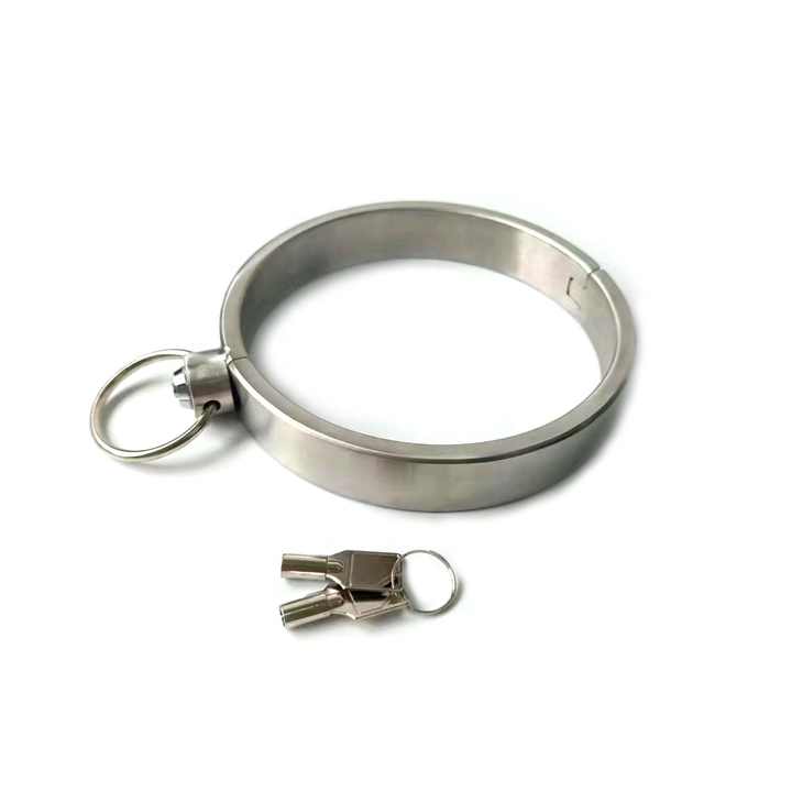 Stainless Steel Slave Collar - BDSM Role Play Adult Game