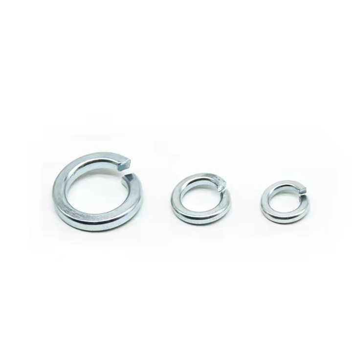 Din127 spring helical split ring lock washer zinc plated M6 M8 M10 M12 metric Spring Lock Washer ...