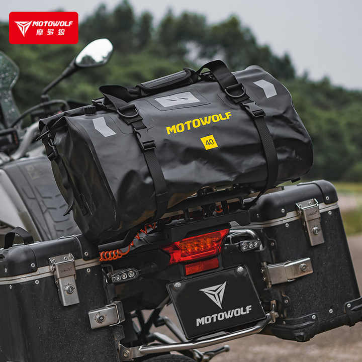 Motowolf Waterproof 66L Motorcycle Tail Bag & Saddle Bag OEM