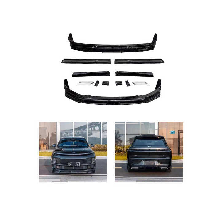 Auto Body Kit Electric Vehicles Abs PP Rear Diffuser Front Lip Side ...