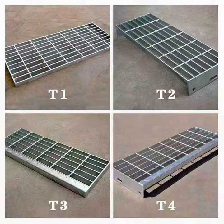 Anti-slip Stair Treads Steel Grating Weight Stainless Steel Stair ...