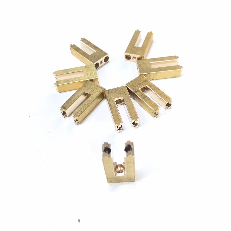Copper Conductive Switch M3 Electrical Terminal Blocks Non-Standard CNC ...