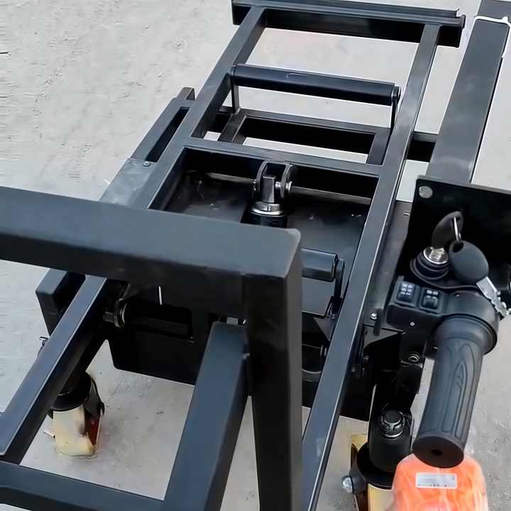 Industrial-Grade Tilt Platform Cart with Adjustable Design for Elevator ...