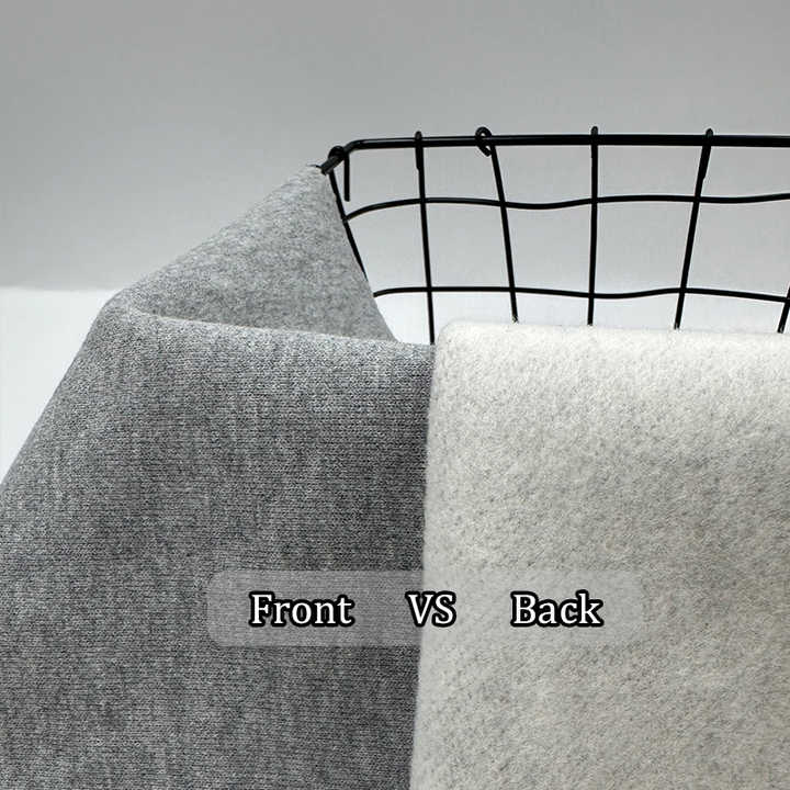 460 GSM French Terry 100% Cotton Hoodie Fabric - Heavyweight & Durable