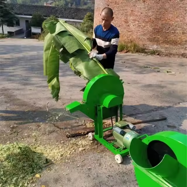Hardy Banana Tree Plant Cutting Machine Gasoline Motor/Electric Feed ...