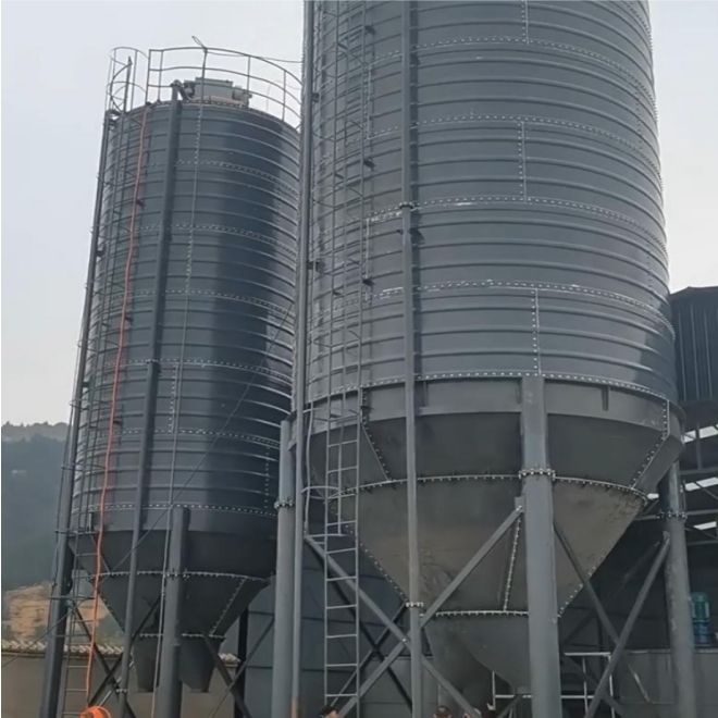China Factory 50-1000 Ton Vertical Cement Silo Bulk Dry Lime Raw ...