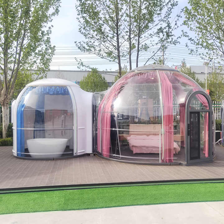 Luxury Capsule Houses - Modern Outdoor Transparent Tents