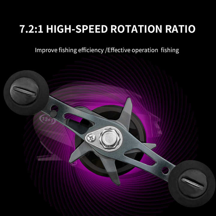 High Speed 8kg Drag Magnetic Brake System Fishing Reel