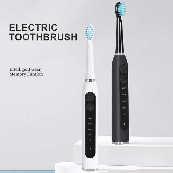 Smart Electric Toothbrush for Adults - USB Rechargeable