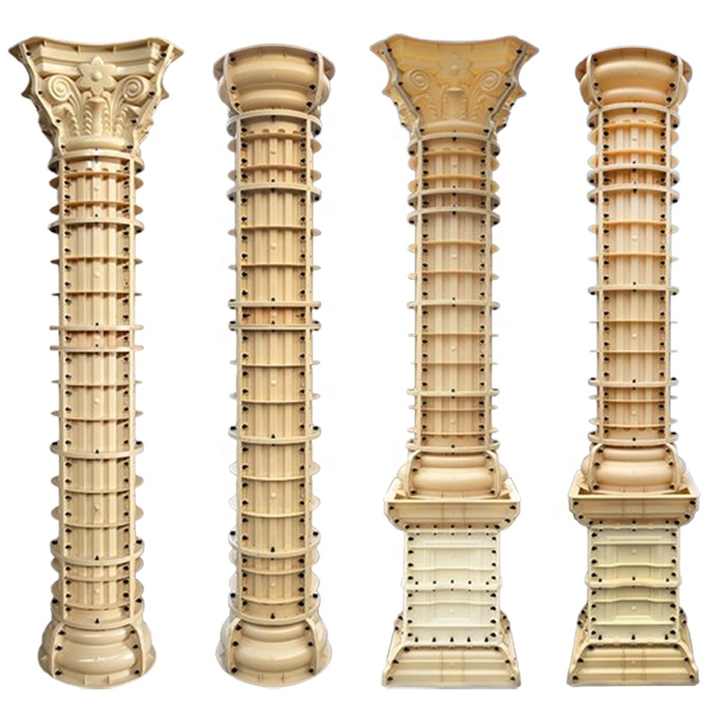 Concrete Pillar Molds - Durable ABS Plastic Injection Molds