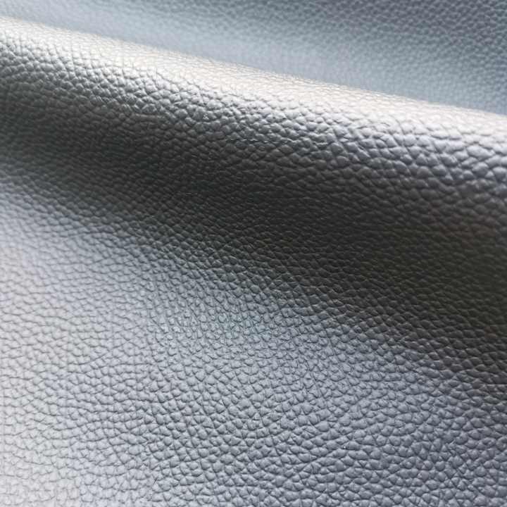 Water Resistant Black PVC Synthetic Leather for Furniture