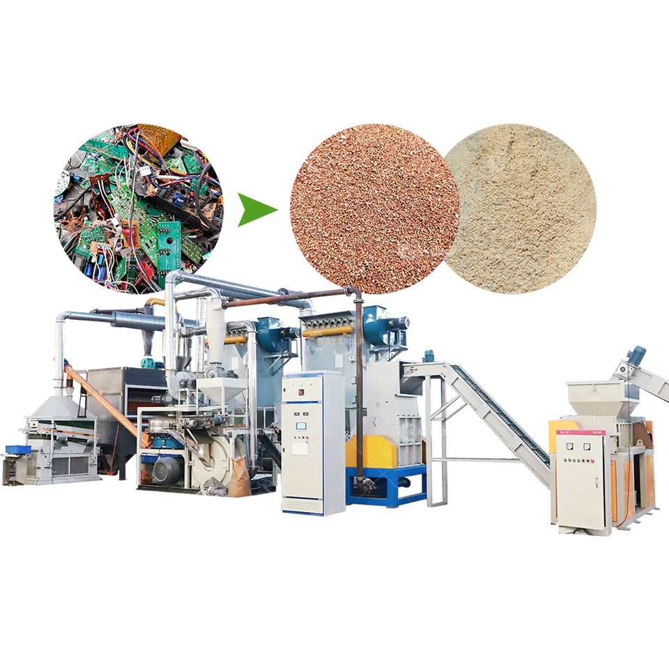 High-Purity PCB Recycling Plant E Waste Circuit Scrap & Motherboard ...