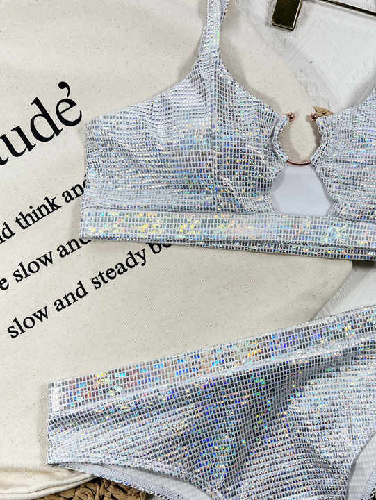 Custom Bikinis - Full Coverage Beachwear with High Waist