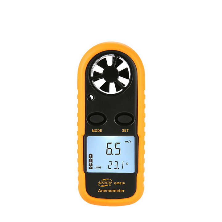GM816 Digital Anemometer - Real Time Air Velocity Measurement