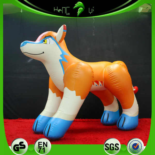 Hongyi Custom Inflatable Orange Wolf Giant Inflatable Wolf Toys ...