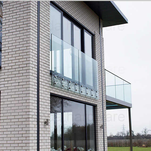 Frameless Glass Railings by Standoff for Balcony or Terrace