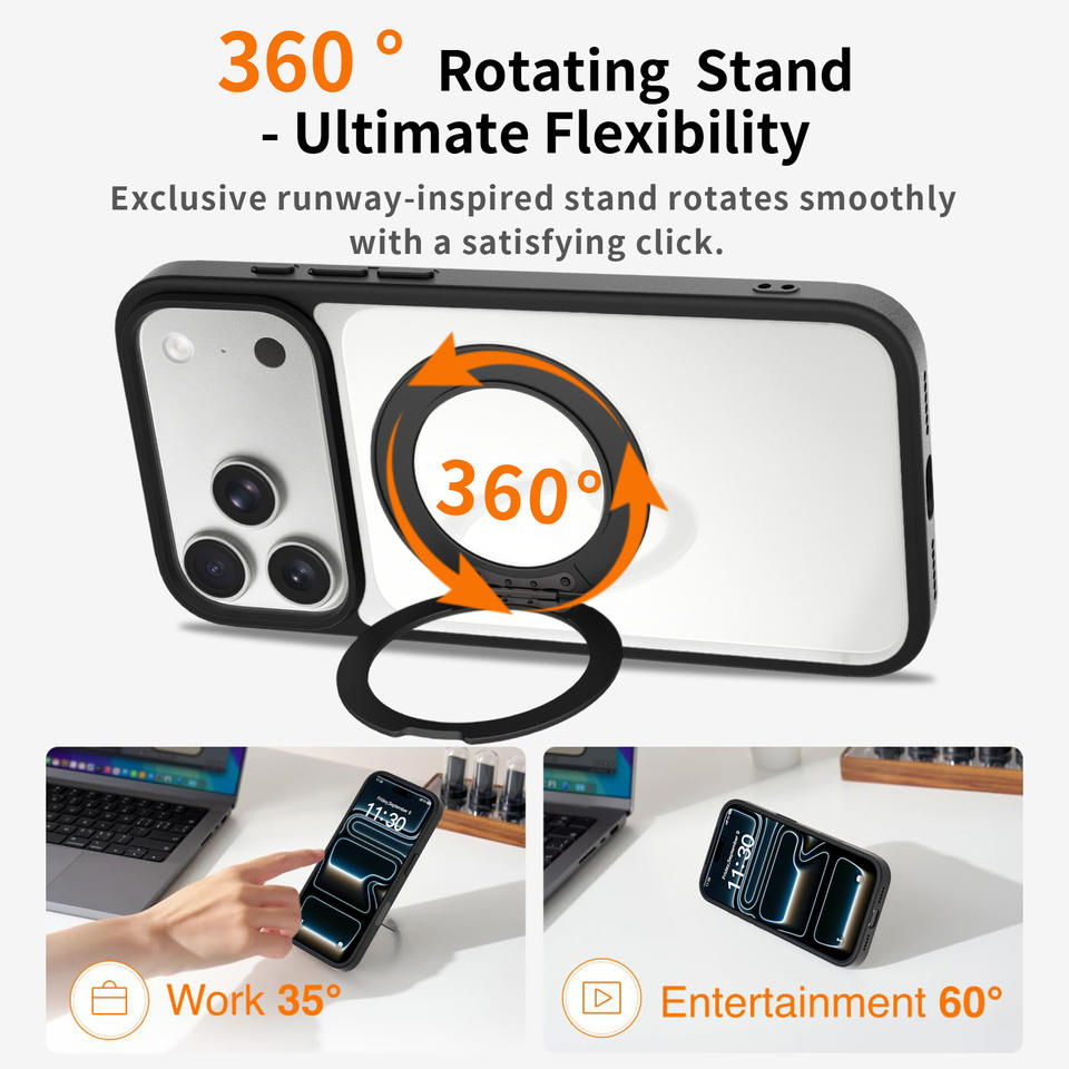 Magnetic for iPhone 17 Pro Max Case Camera Control Button with Stand ...