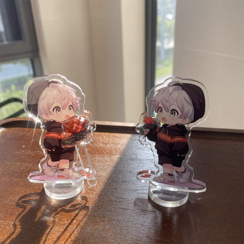 Customized Acrylic LED Light Stand - Anime Desktop Decoration