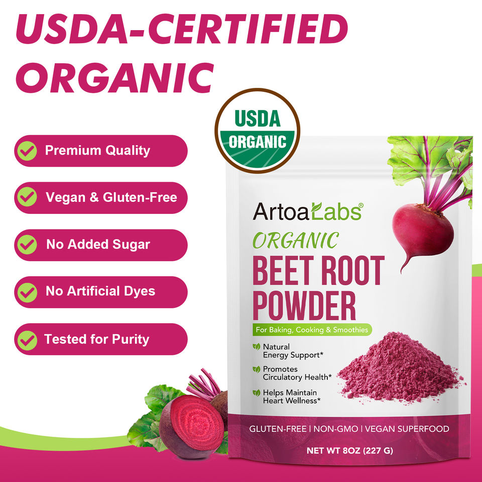 ArtoaLabs Ready Stock Natural Beet Root Extract Powder Supplements 100% ...