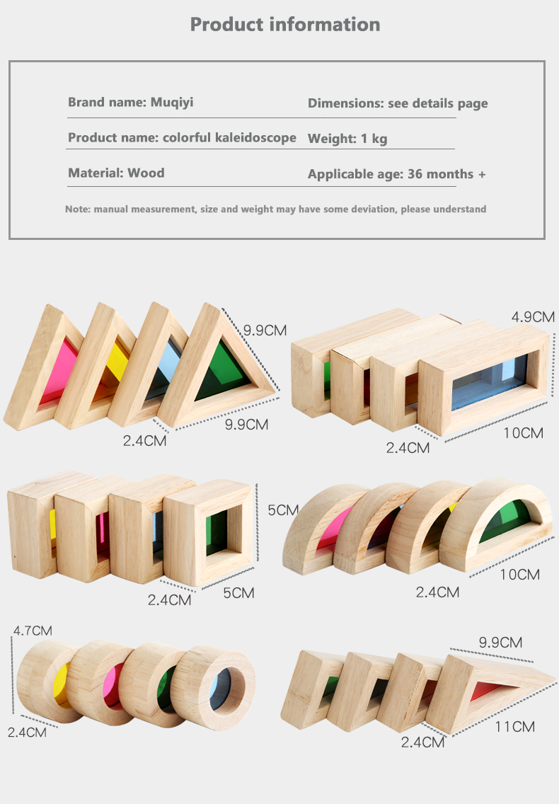 Creative Colorful Kaleidoscope Assemble Building Blocks Children ...