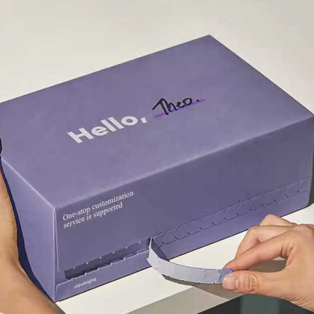 Eco Friendly Corrugated Shipping Easy Tear Adhesive Packaging Mailing ...