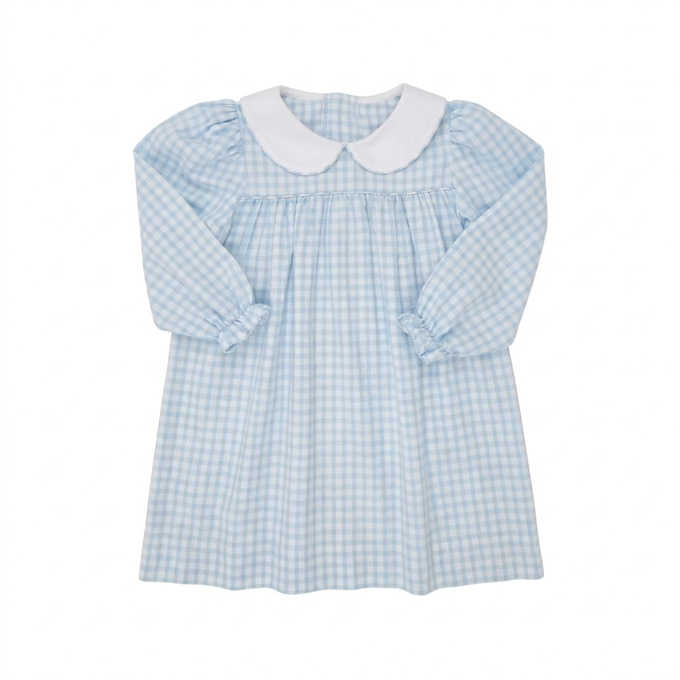Kids Sister Matching Outfits Pastel Plaid Toddler Dress Smocked Style ...