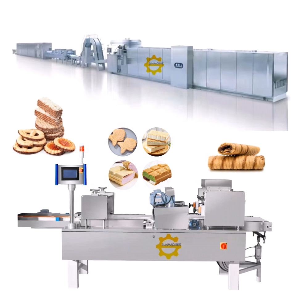 Wafer Machinery Equipment Wafer Biscuit Manufacturing Line Machine ...