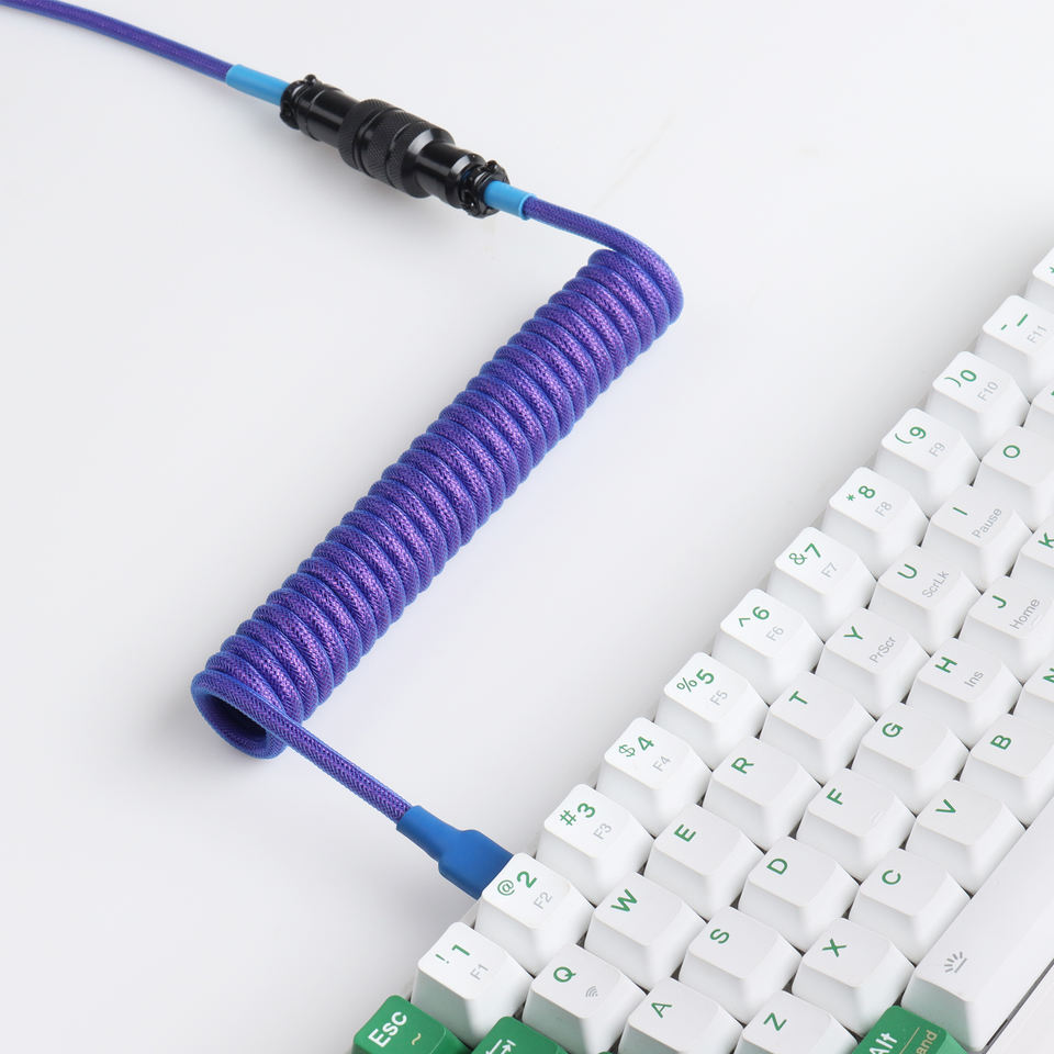 Mechanical Keyboard Custom Coiled Cable RGB Type C USB Cable Custom ...