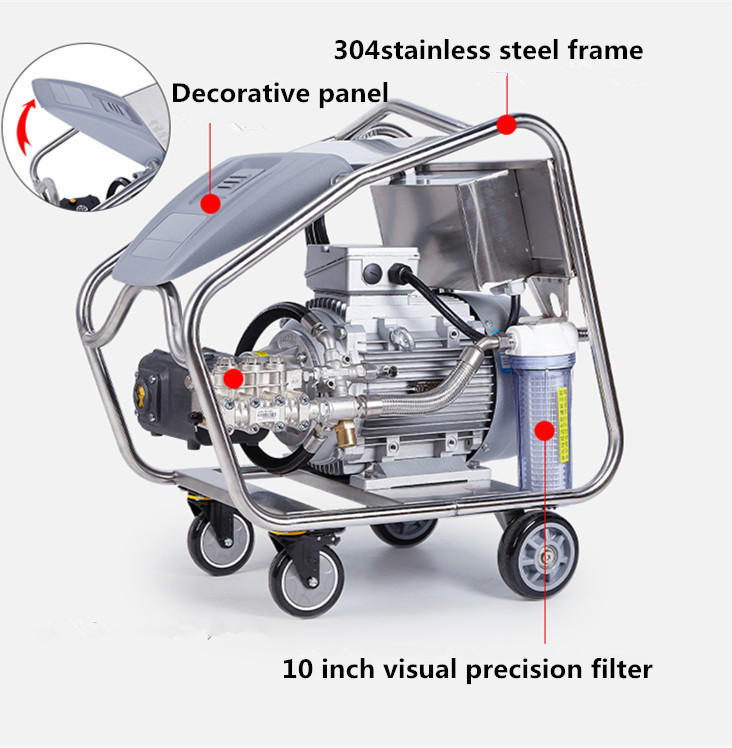 Wholesale 2021 500 bar pure copper high pressure spray gun cleaning ...