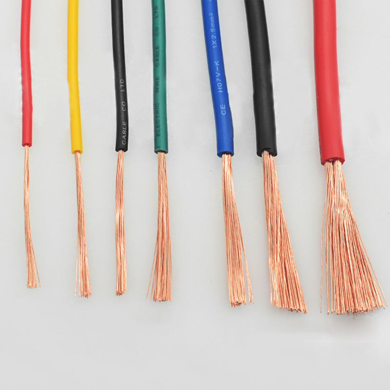 Flexible Stranded RV Round PVC Insulation Copper Core Electrical Power ...