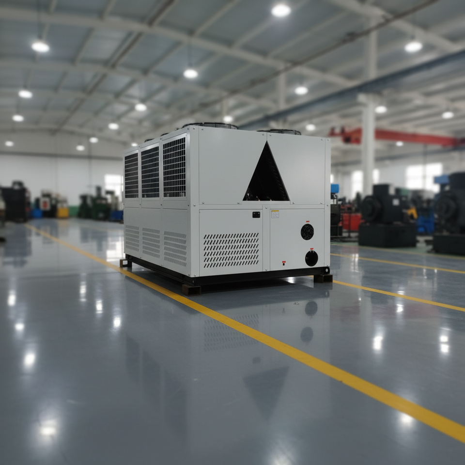 Hermetic Scroll Type Compressor R410A R513A Chiller 50 Ton 70 Ton 90 ...