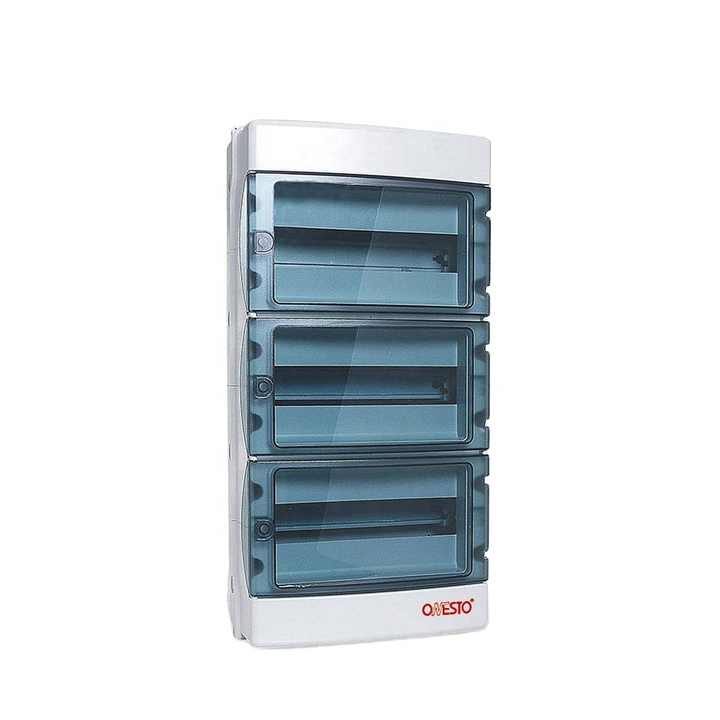 IP65 Outdoor Plastic Distribution Board - 39way 3 Din Rail