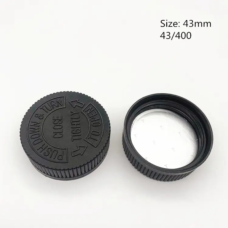 38mm 43mm Child Safety Caps - Reliable Pharmaceutical Lids